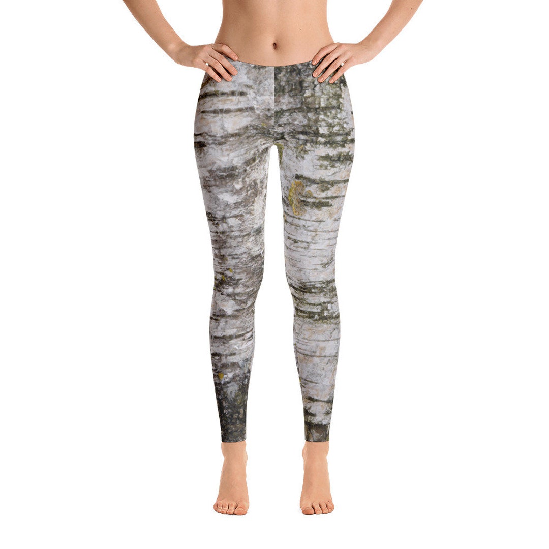Tree Bark Print Leggings. Great for Costumes, Hunting. Polyester ...