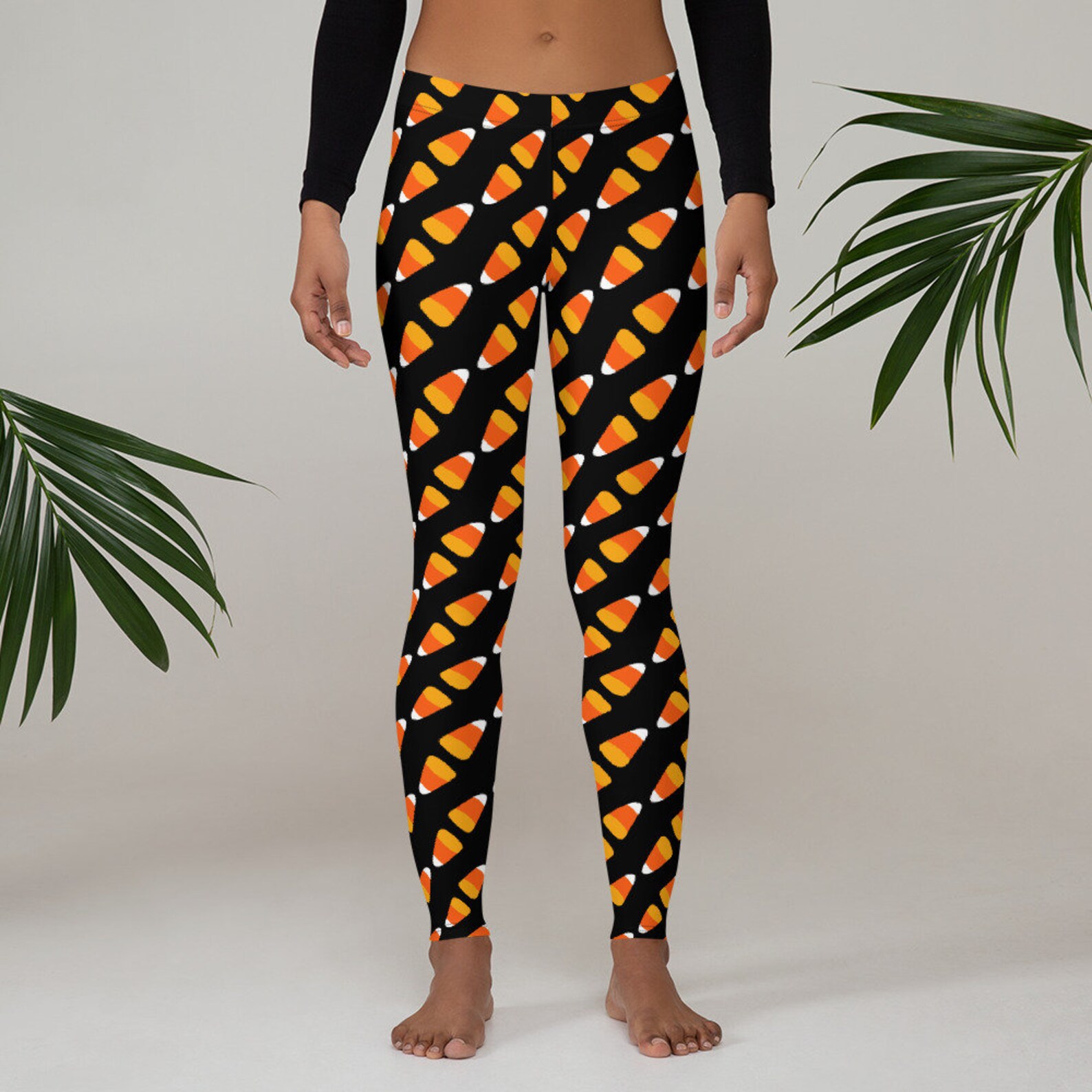Candy Corn Leggings, Halloween Leggings, Halloween Outfit, Cute Candy ...