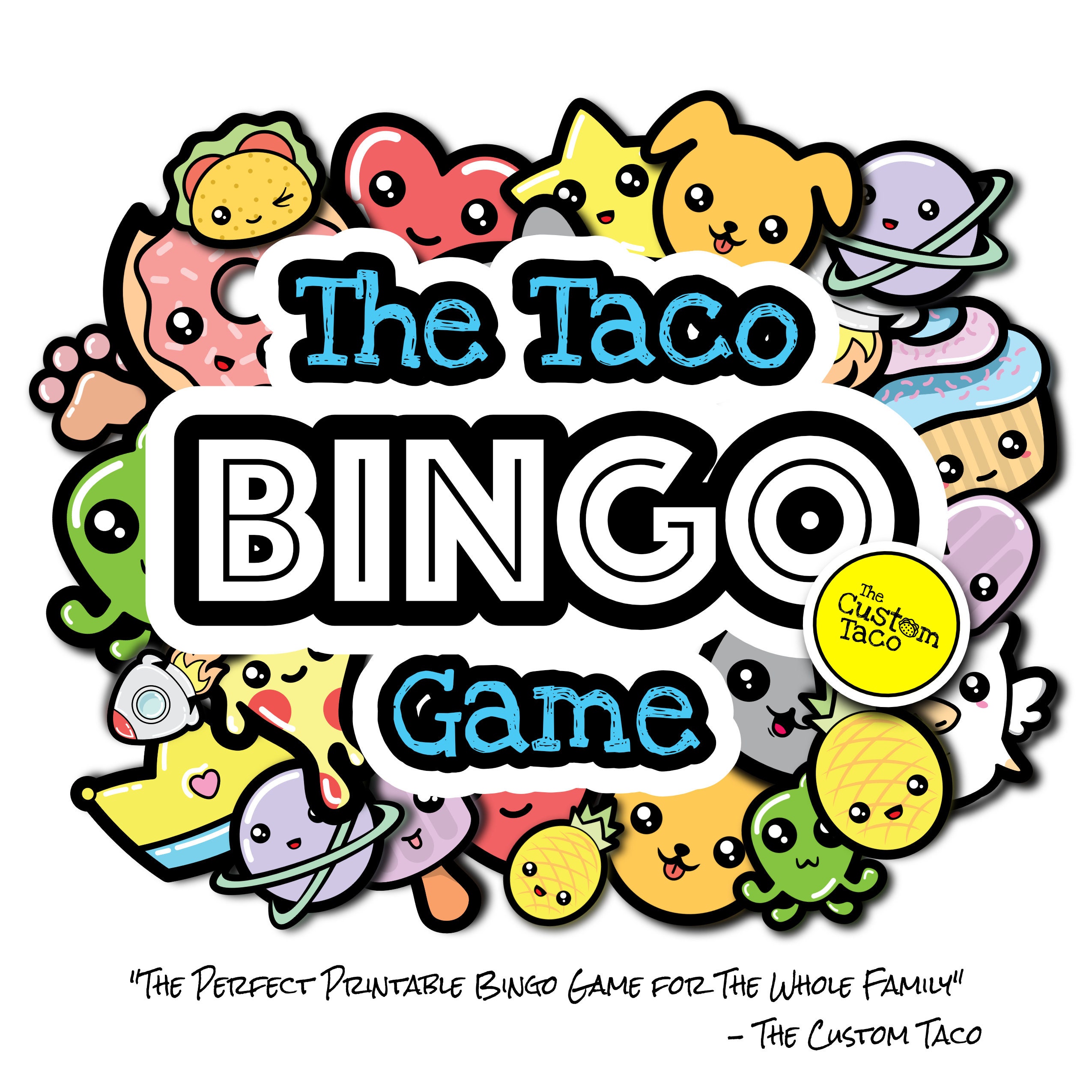 The Taco Bingo Game - Printable - Etsy