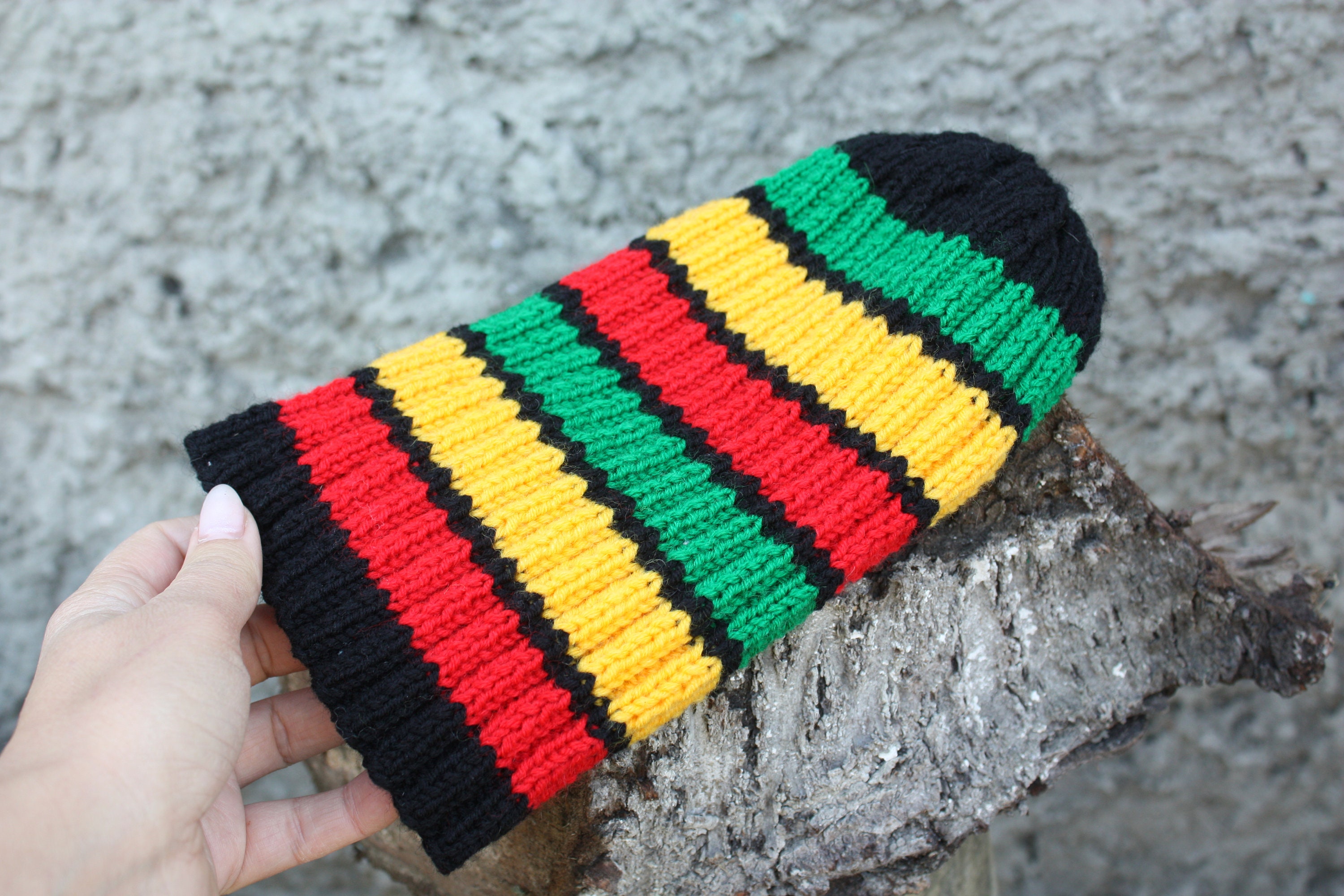 Brei Rasta Hat Rasta muts Bob Marley hoed Jamaicaanse stijl - Etsy ...