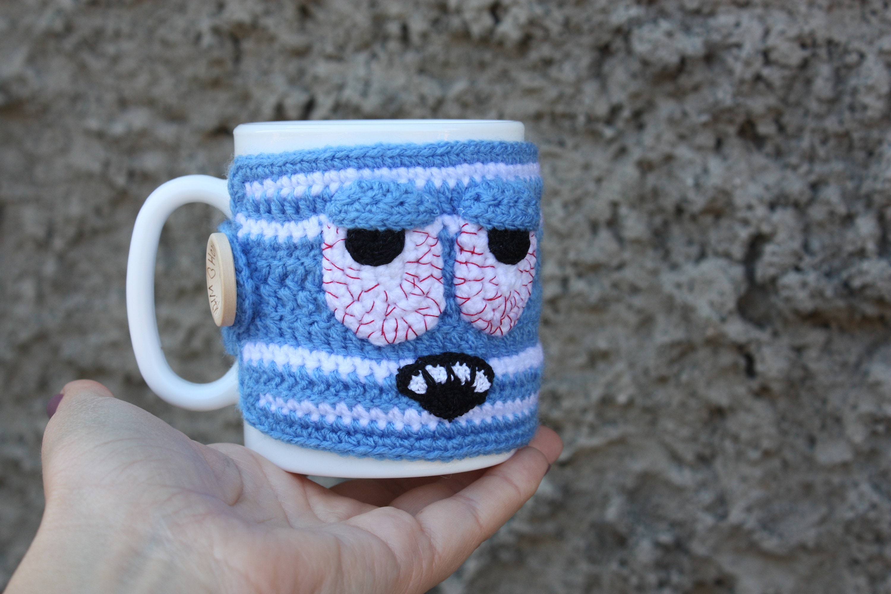 Crochet Mug Cozy Towelie Coozie Mug Cover Coffee Cozy - Etsy