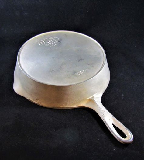 Wagner Ware Sidney-O- 1057C Nickel Plated 8 Cast Iron Skillet