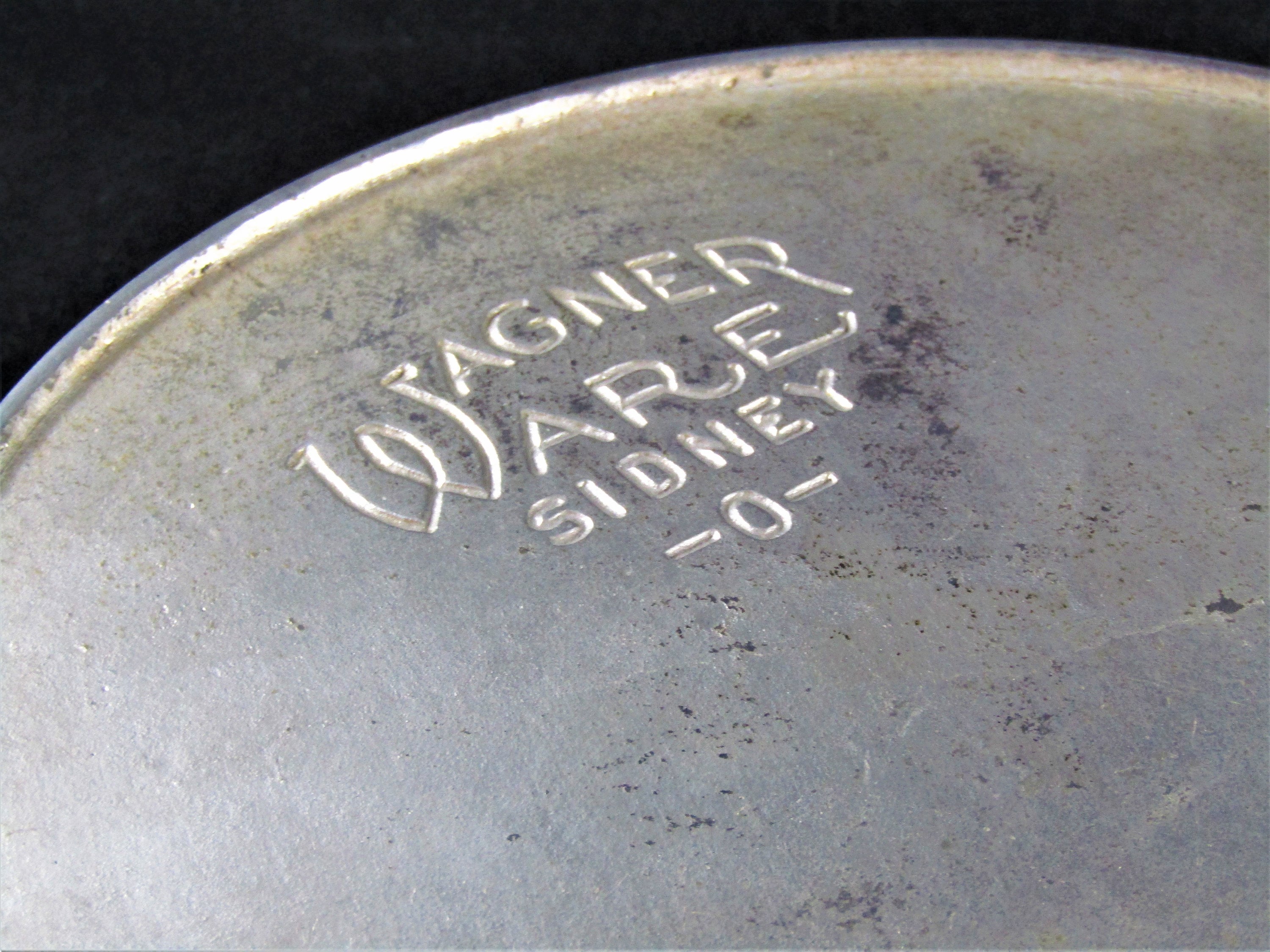 Wagner Ware Sidney-O- 1057C Nickel Plated 8 Cast Iron Skillet