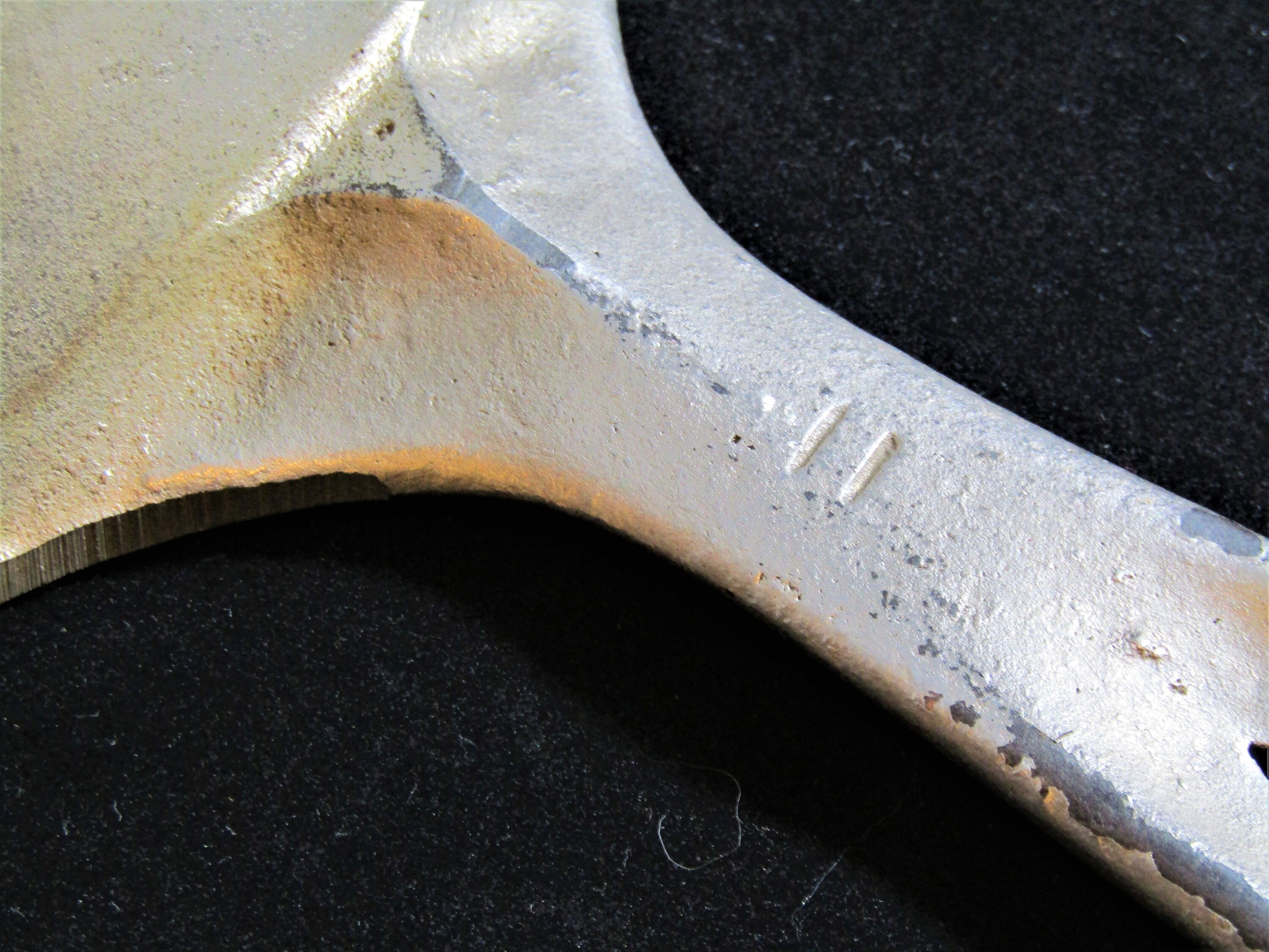 Wagner Ware Sidney-O- 1057C Nickel Plated 8 Cast Iron Skillet