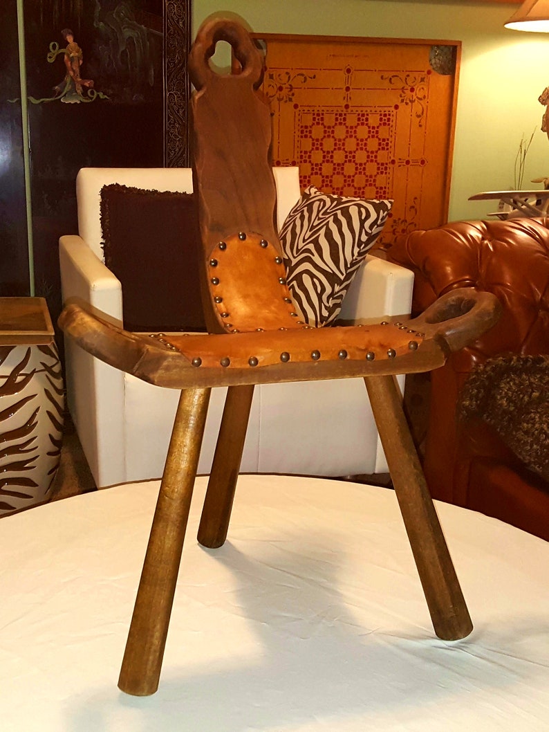 Vintage Spanish Birthing Chair | Etsy