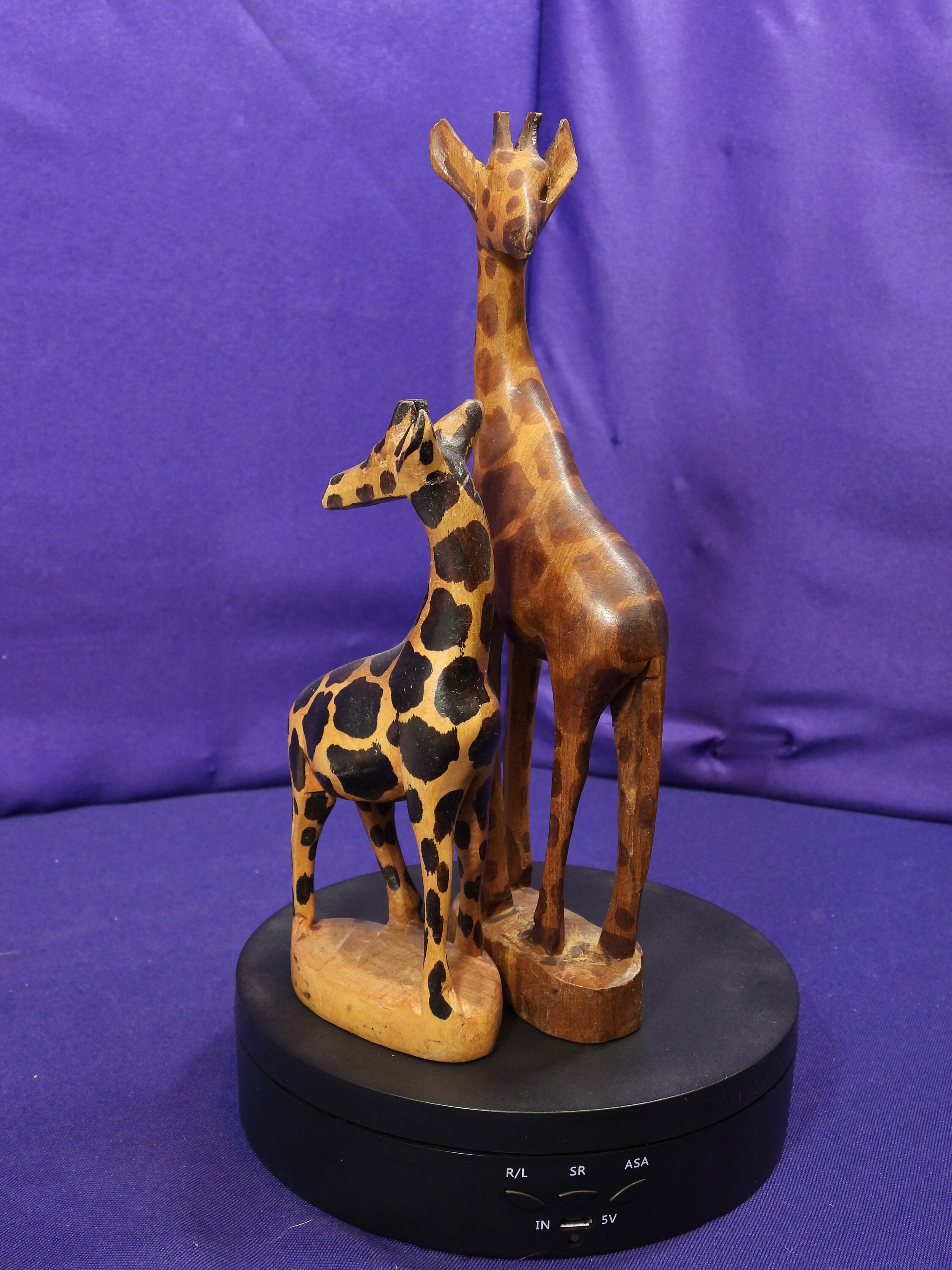 Hand-carved Wooden Giraffe Statues - Etsy
