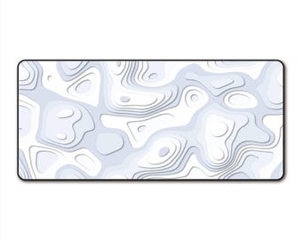 Abstract Fluid Depth Effect Mouse Pad, Multicolor Pink/purple, Non-slip ...