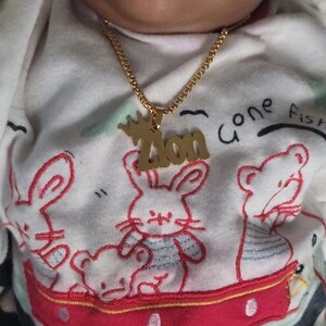 14k Gold Personalized Name Necklace for Boys - Best Christmas Gifts for ...