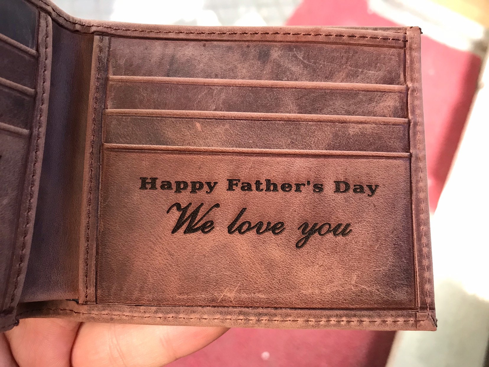 Father's Day Gift Personalized Men's Wallet | Etsy