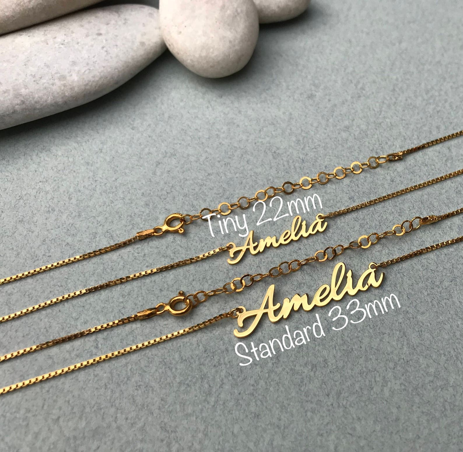 Tiny Name NecklaceBridesmaid GiftCustom Name NecklaceGift | Etsy