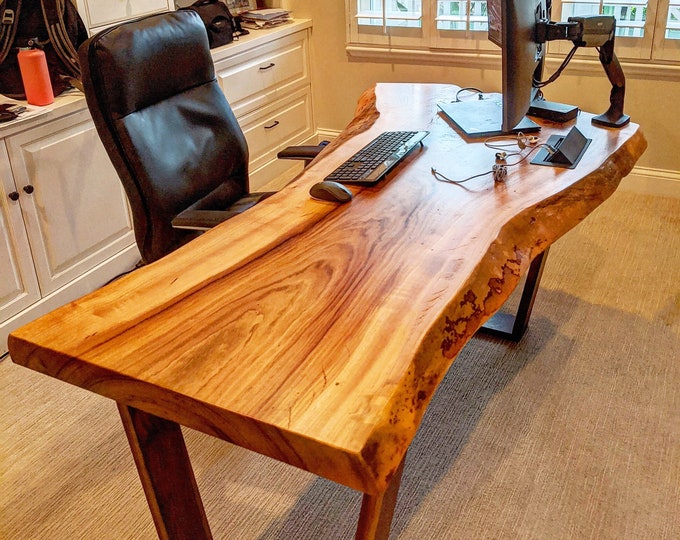 Desk Live Edge - Etsy