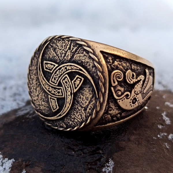 Viking Odin Ring - Etsy