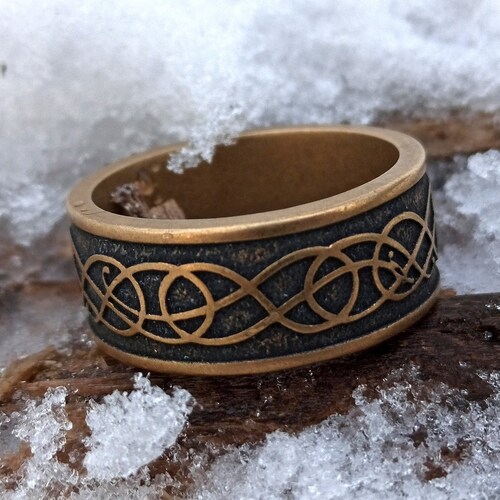 Norse Rings Viking Wedding Ring Nordic Jewelry - Etsy