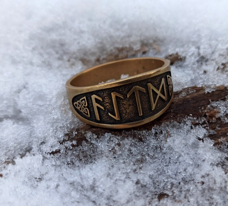Norse Runes Custom Ring Viking Rune Jewelry for Men and | Etsy