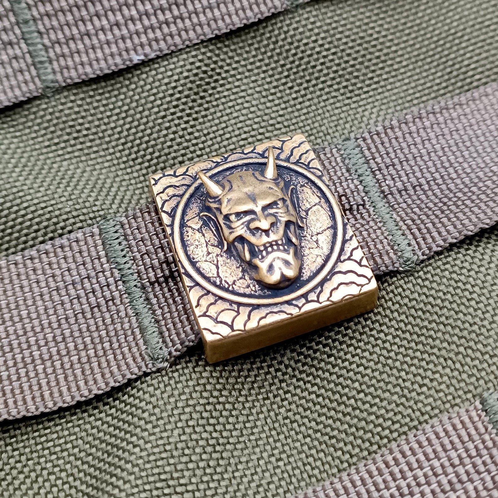 Oni Mask Patch Molle Clip Tactical EDC Gear Morale Patches - Etsy