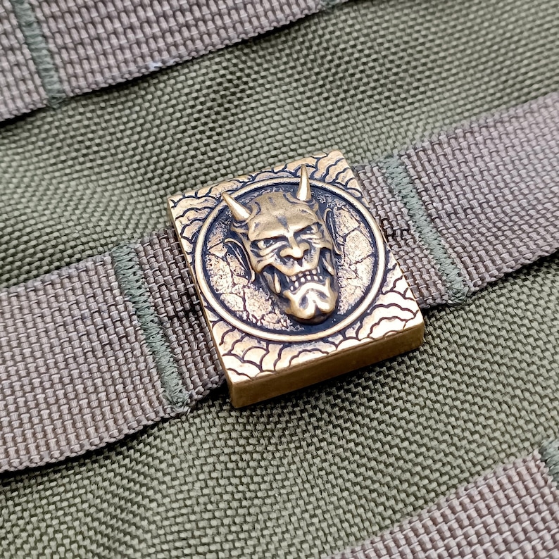 Oni Mask Patch Molle Clip Tactical EDC Gear Morale Patches - Etsy