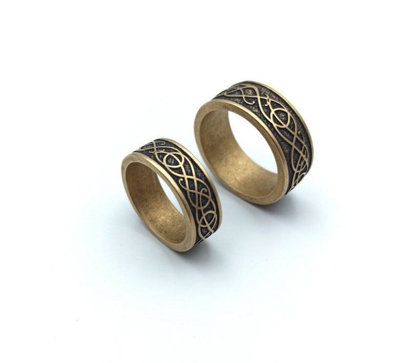 Norse Rings Viking Wedding Ring Nordic Jewelry - Etsy