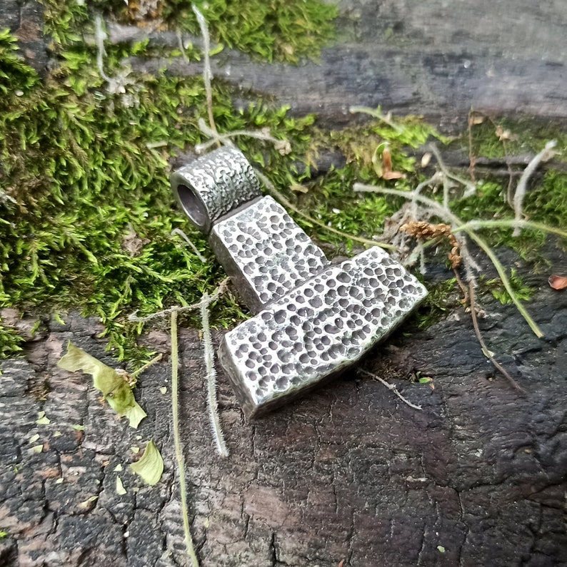Mjolnir Pendant Thors Hammer Necklace Norse Jewelry for | Etsy