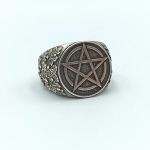 Wiccan Magic Pentacle Ring Witchcraft Witchy Jewelry - Etsy