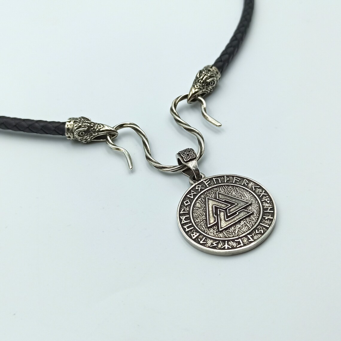 Valknut Symbol Pendant Mens Viking Necklace Norse Jewelry - Etsy