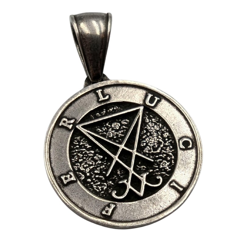 Lucifer Sigil Pendant Occult Jewelry Satanic Gothic Necklace - Etsy