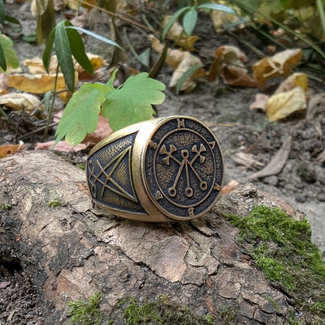Marbas Sigil Ring Occult Satanic Jewelry - Etsy