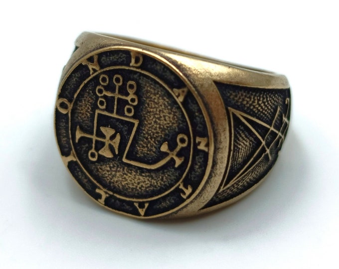 Dantalion Demon Sigil Occult Ring Gothic Jewelry | Etsy