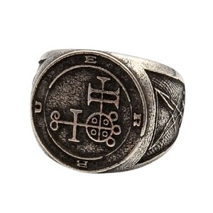 Demon Buer Sigil Ring Occult Gothic Witchcraft Satanic Jewelry - Etsy