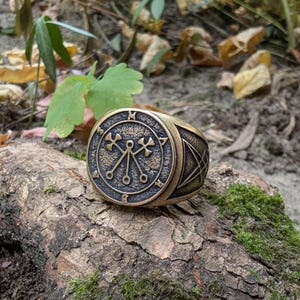 Marbas Sigil Ring Occult Satanic Jewelry - Etsy