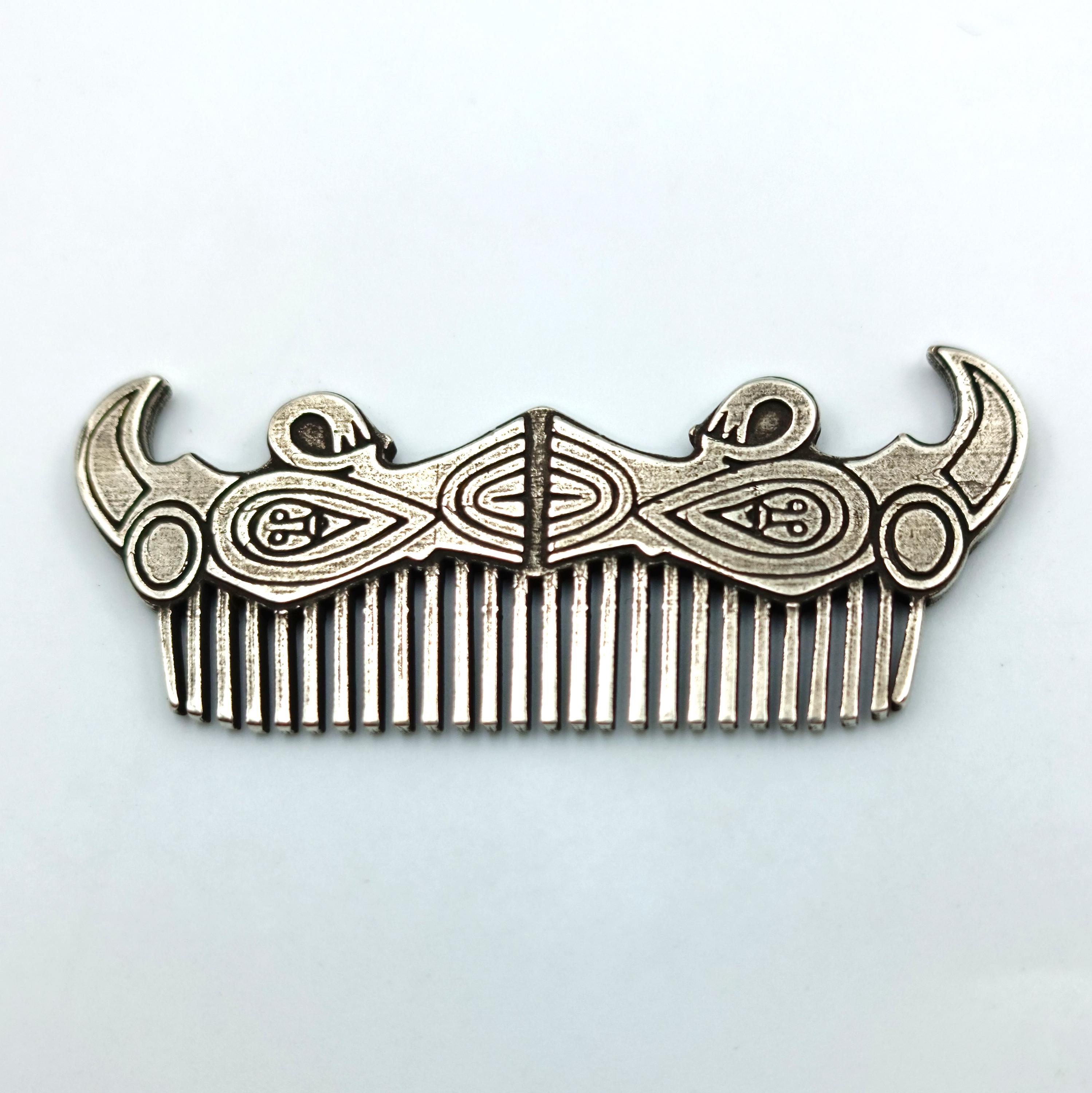 Viking Beard Metal Comb | Mens Gifts | Pocket Accessories - Etsy