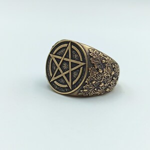 Wiccan Magic Pentacle Ring Witchcraft Witchy Jewelry - Etsy