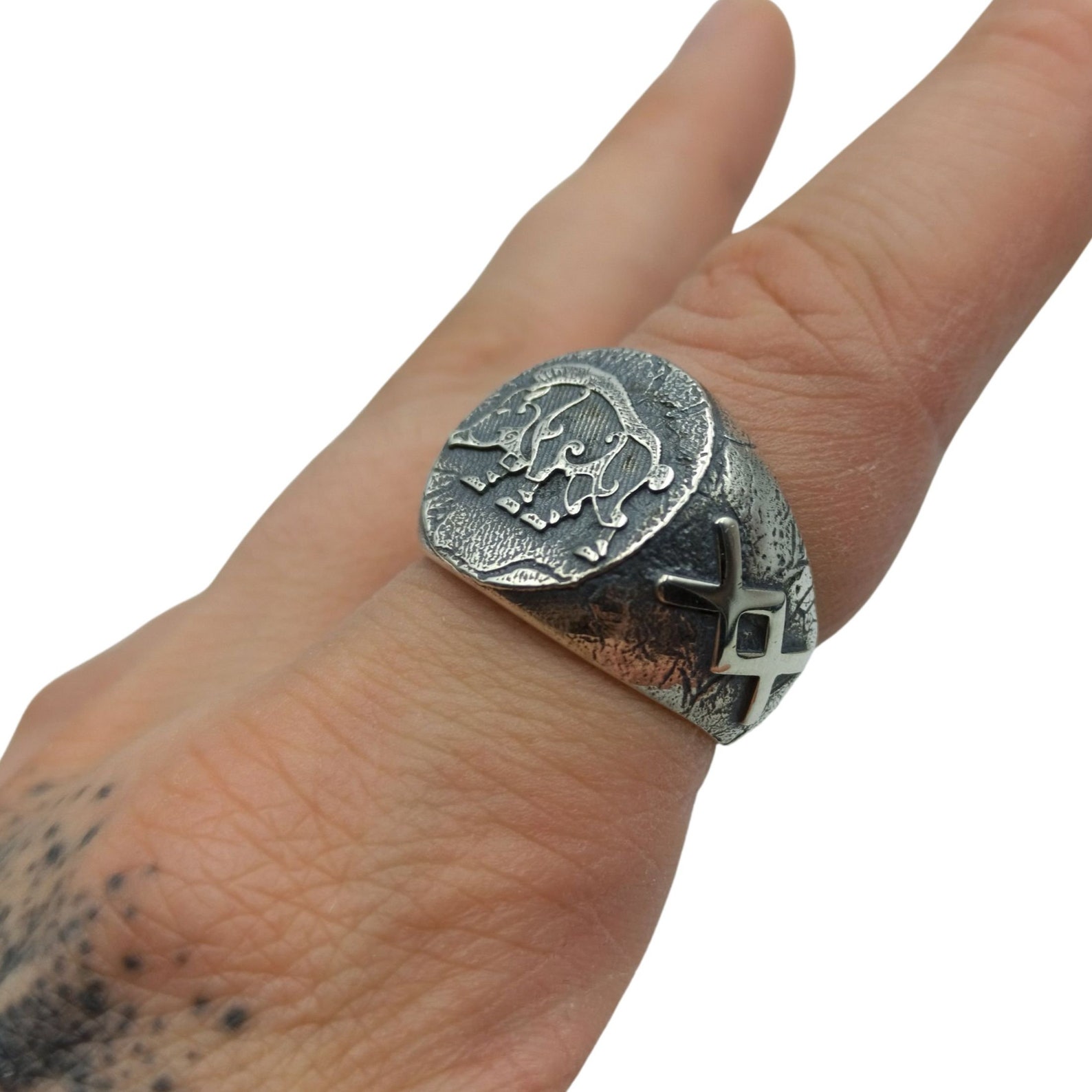 Freyr Boar Norse Ring Viking Jewelry Ingwaz Rune - Etsy