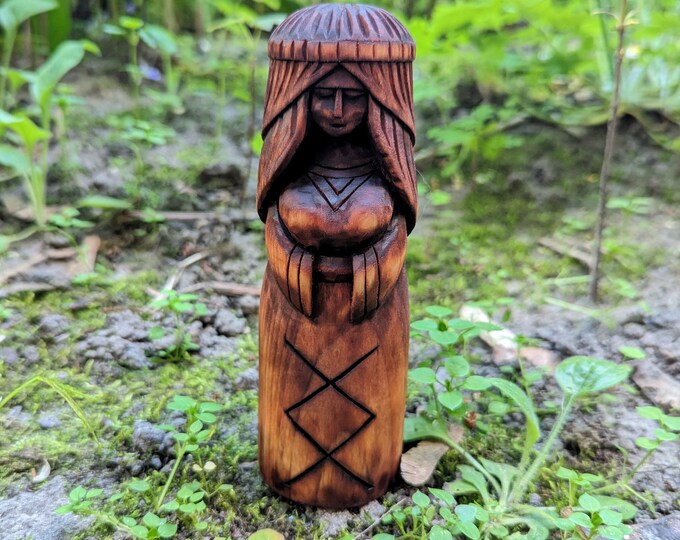 Freya Goddess Statue Norse Pagan Figurine Nordic Viking Decor - Etsy