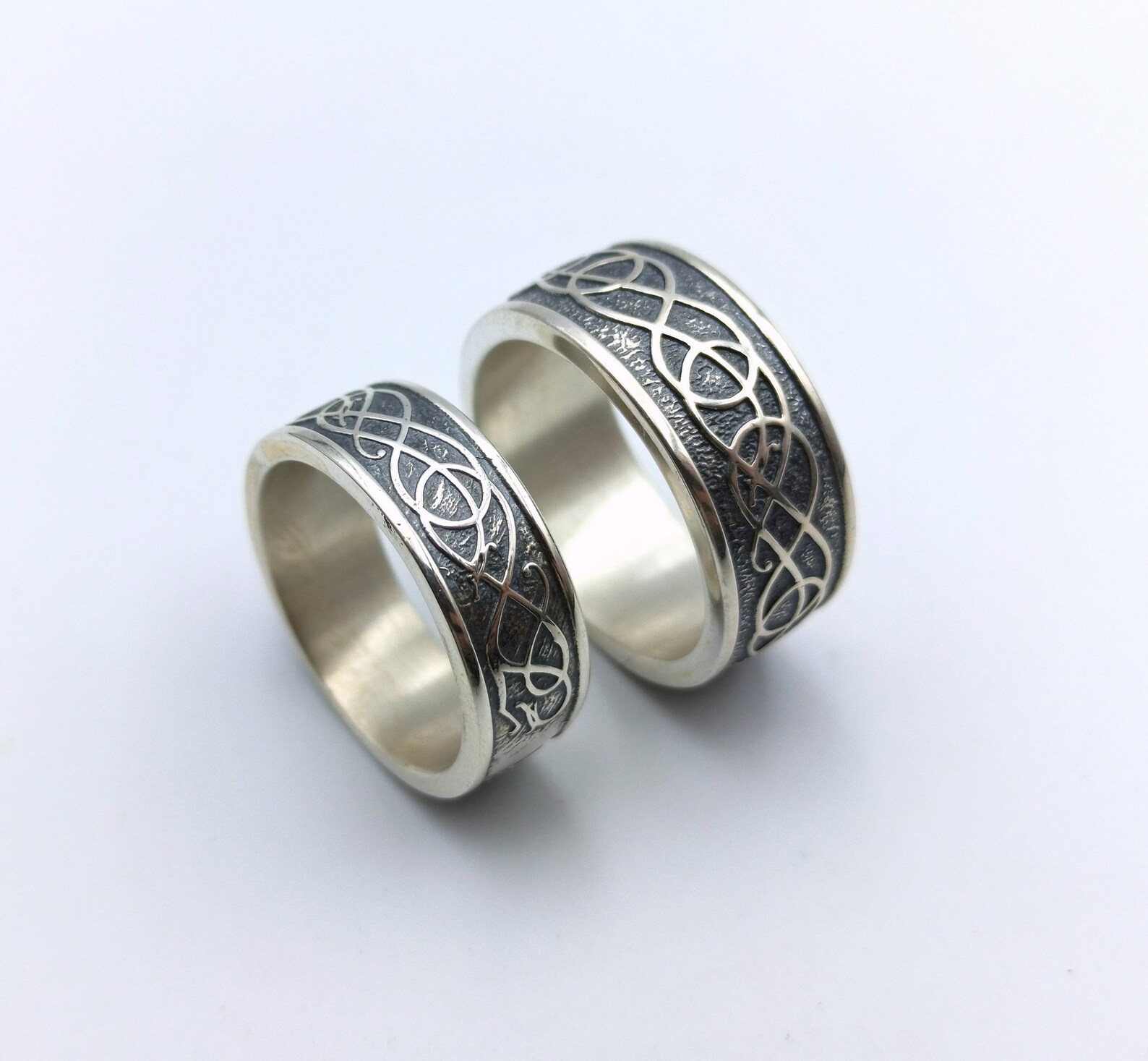 Norse rings Viking wedding ring Nordic jewelry | Etsy