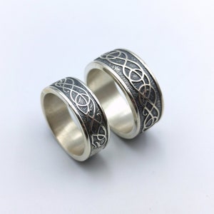 Norse rings Viking wedding ring Nordic jewelry | Etsy