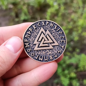 Yggdrasil Tree of Life Valknut Custom EDC Magic Viking Coin - Etsy