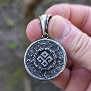 Dazhbog Symbol Protection Amulet Slavic Ethnic Jewelry - Etsy