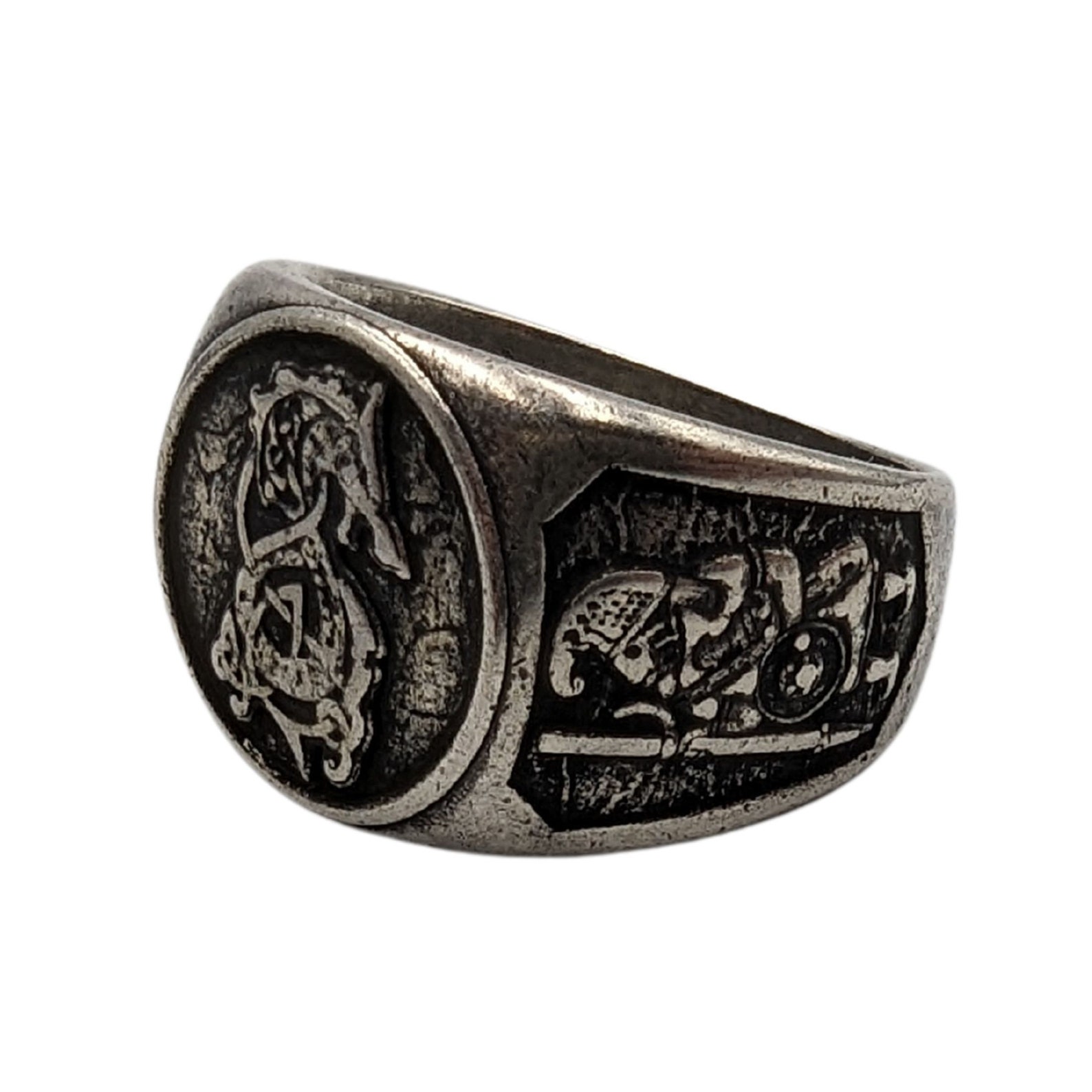 Fenrir Wolf Ring Norse Pagan Viking Jewelry - Etsy
