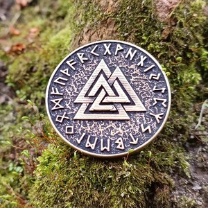 Yggdrasil Tree of Life Valknut Custom EDC Magic Viking Coin - Etsy