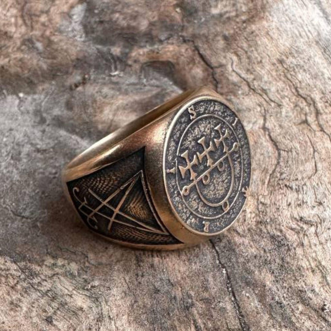 Sitri Goetia Sigil Ring Occult Gothic Jewelry - Etsy