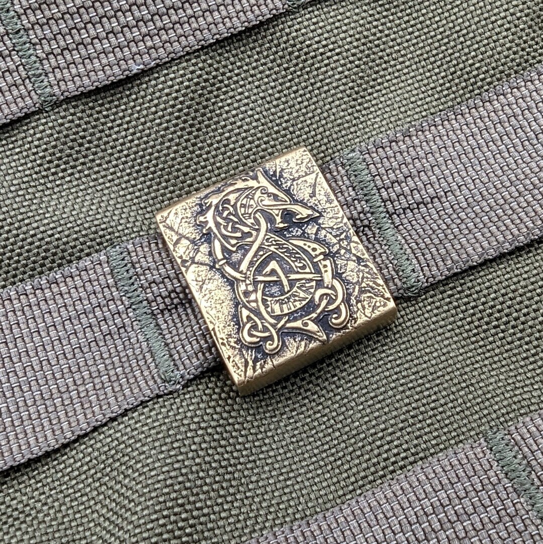 Fenrir Wolf Morale Patch Tactical Molle Clip EDC Gear - Etsy