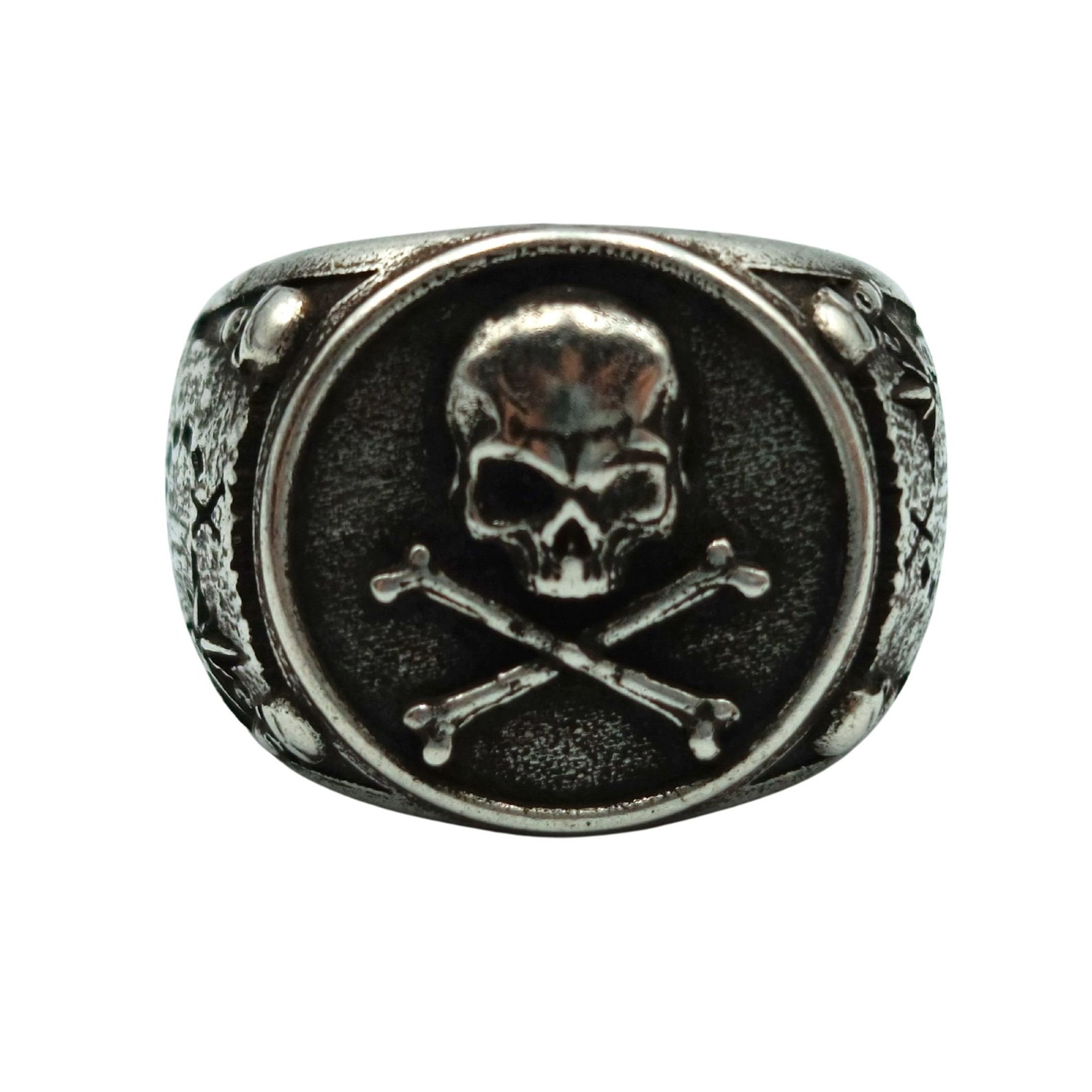 Pirate Skull Jolly Roger Signet Ring Jewelry Men - Etsy