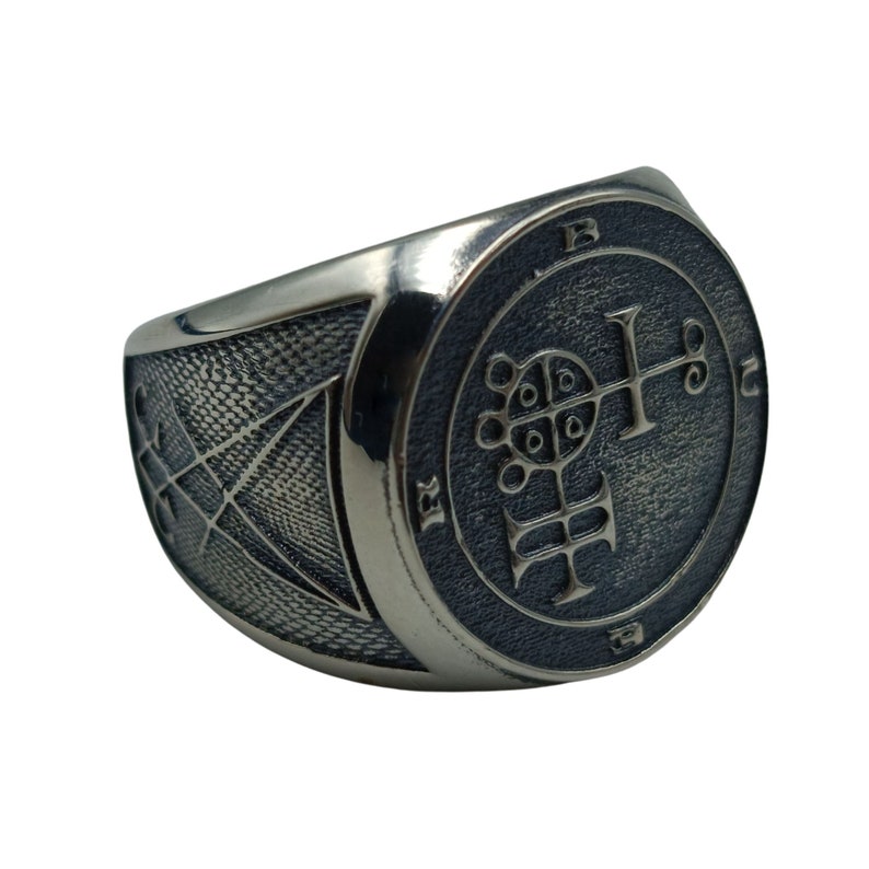 Demon Buer Sigil Ring Occult Gothic Witchcraft Satanic Jewelry - Etsy