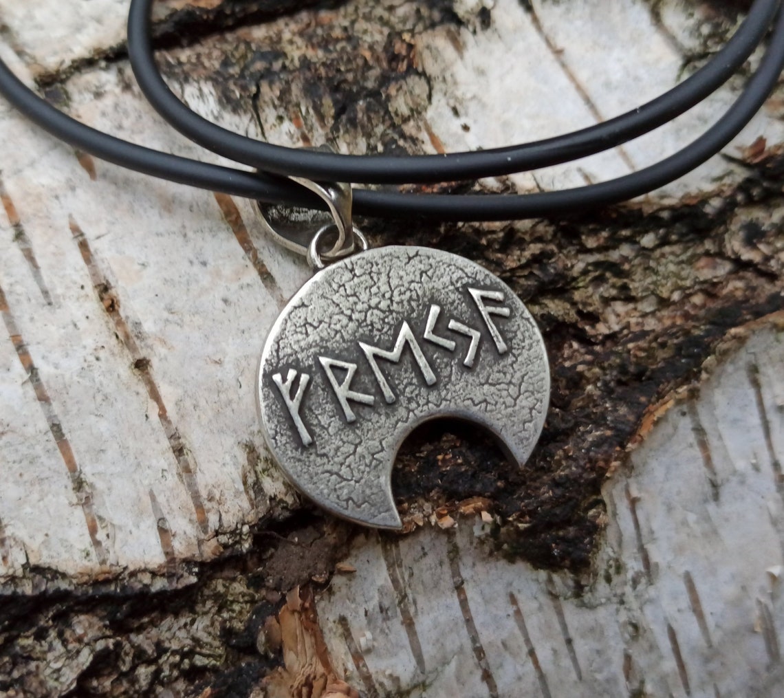 Freya Rune Pendant Norse Necklace Viking Jewelry Women - Etsy