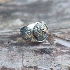 Norse Raven Ring Ancient Viking Artifacts Jewelry Men - Etsy