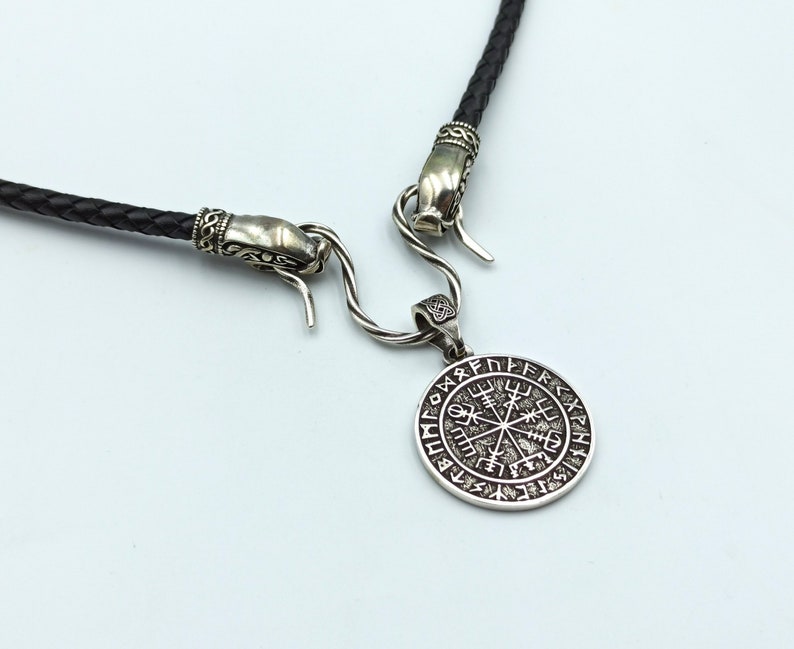 Vegvisir Pendant Rune Compass Norse Necklace Viking - Etsy