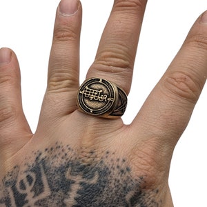 Bune Goetia Demon Sigil Ring Occult Satanic Witchcraft Jewelry - Etsy