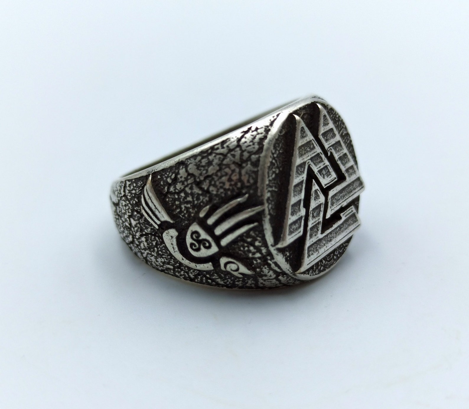Valknut Odin Ring Viking Norse Asatru Jewelry - Etsy