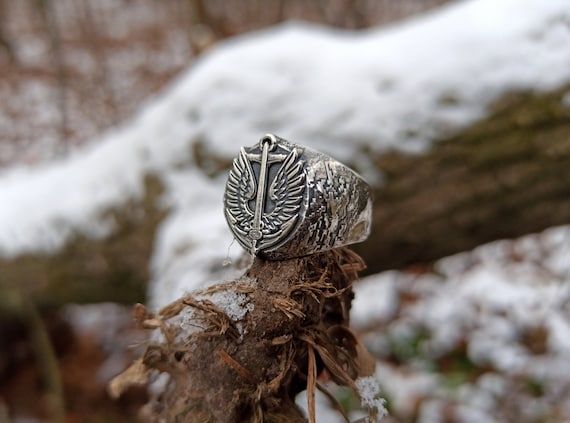 Ukrainian Marine Corps Signet Ring Army Jewelry - Etsy