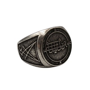 Bune Goetia Demon Sigil Ring Occult Satanic Witchcraft Jewelry - Etsy